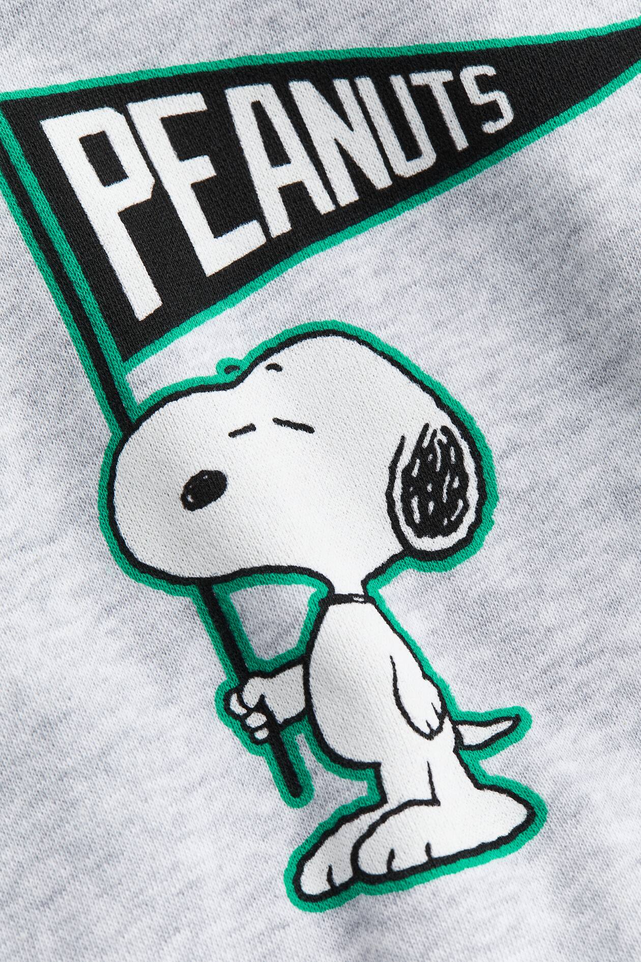 Light gray/Snoopy Printed Hooded Jacket for kids | H&M CA