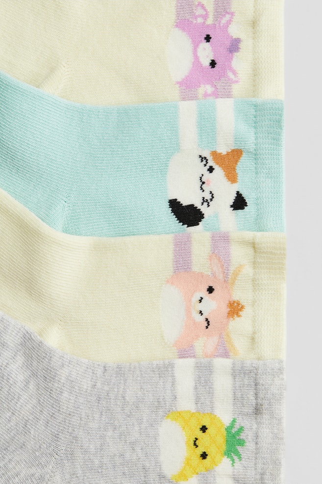 Light yellow/Squishmallows 5-pack Motif-Detail Socks for kids | H&M US