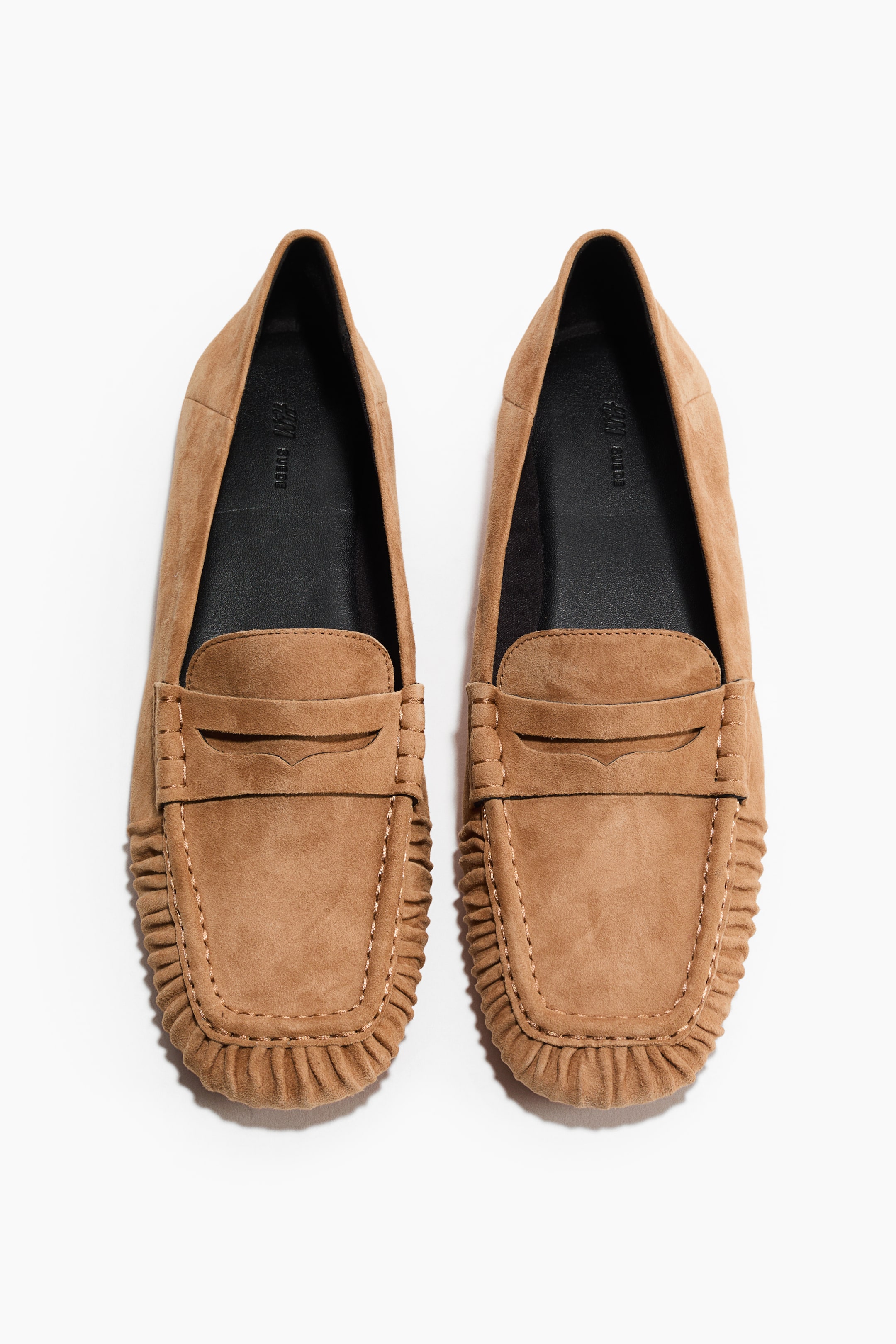 Leather Loafers - Beige - Ladies | H&M US