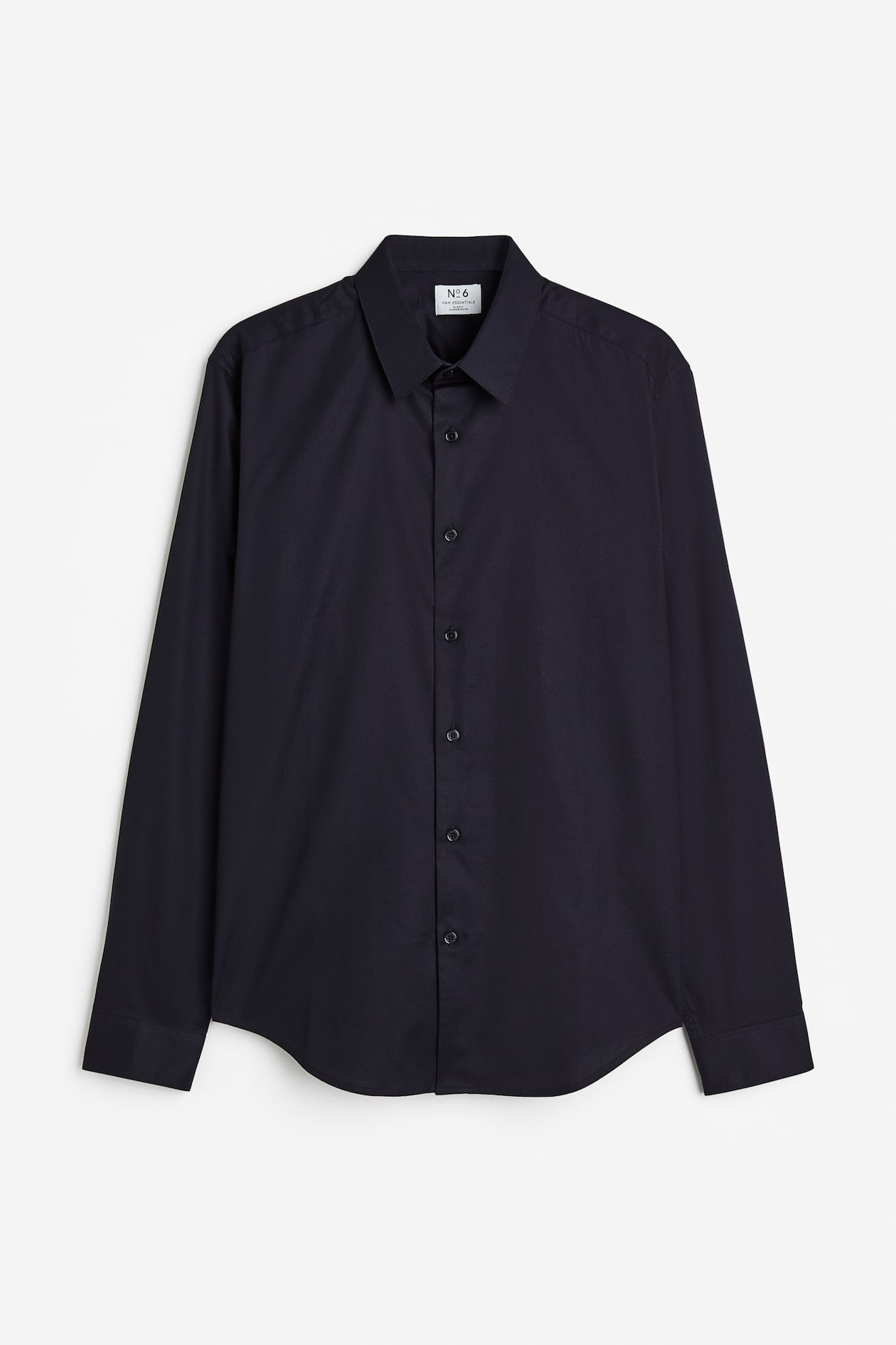 Katoenen overhemd – Slim Fit - Zwart - HEREN | H&M NL