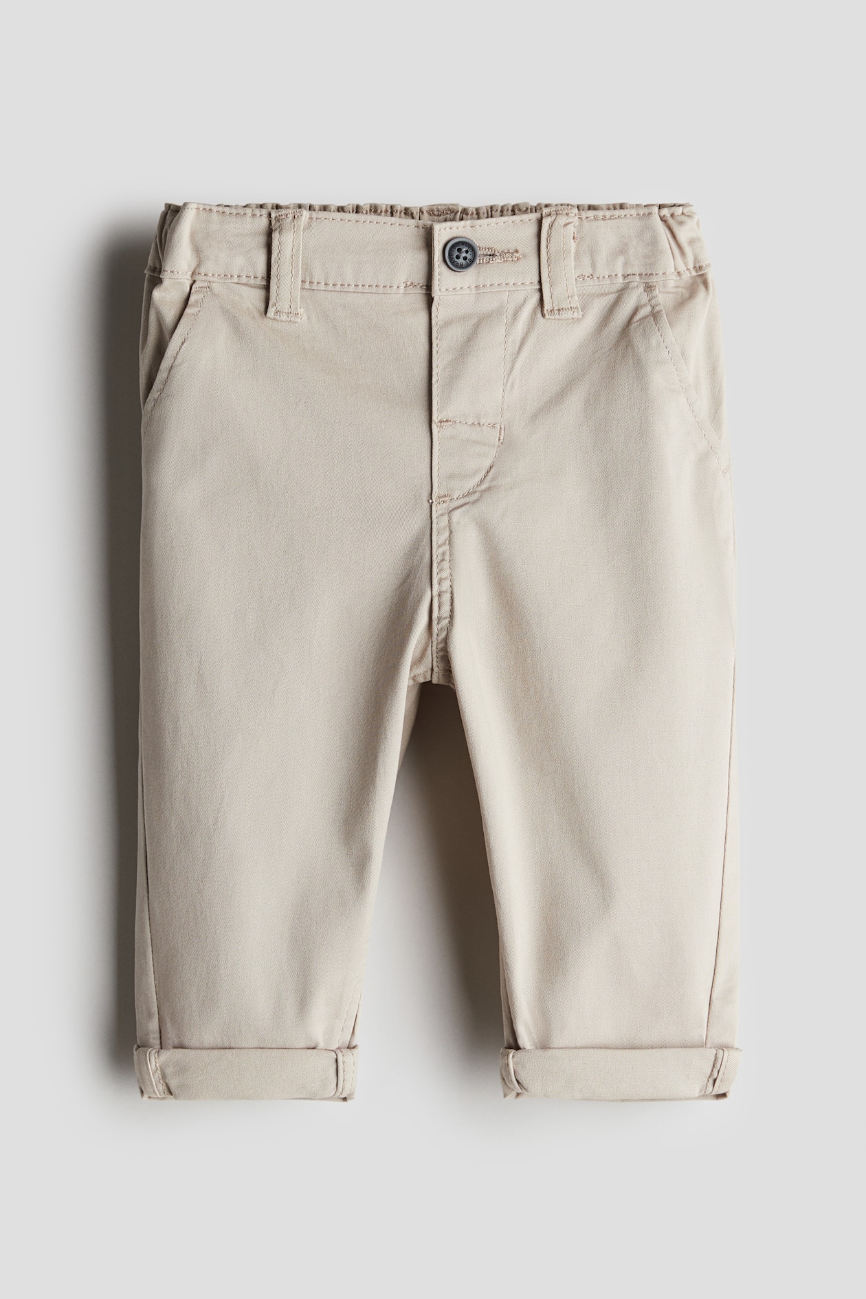 Chinos i bomull - Lys beige - BARN | H&M NO