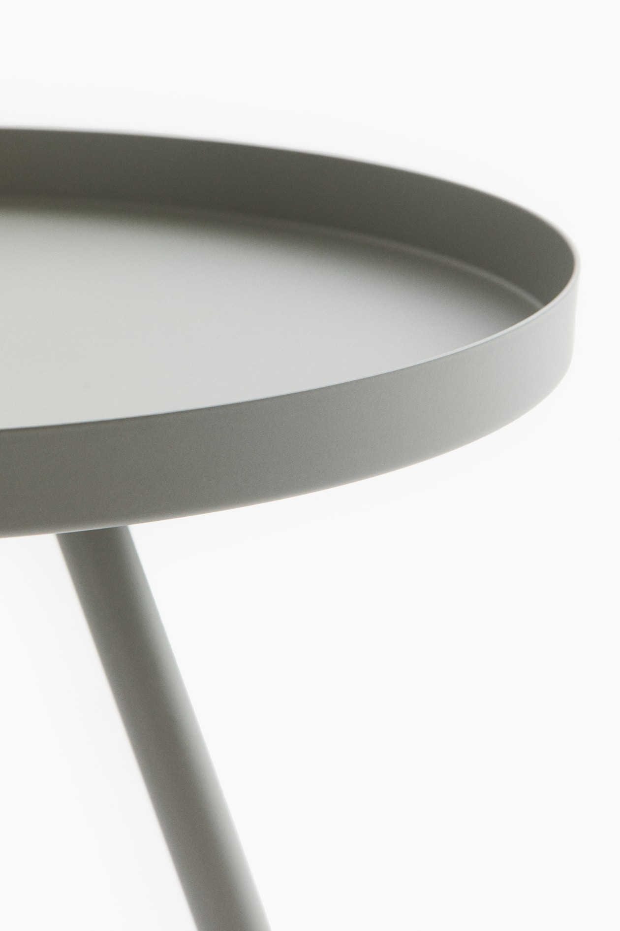 Mint green Small metal side table at H&M Home | H&M GB