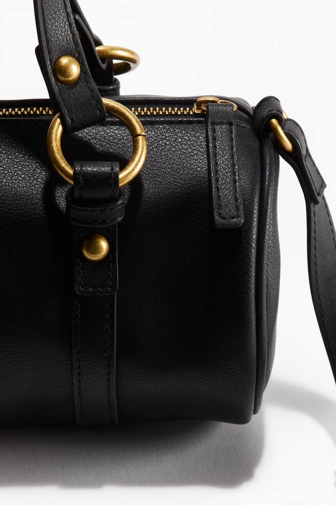 Women's Black Coated Crossbody Bag | H&M US