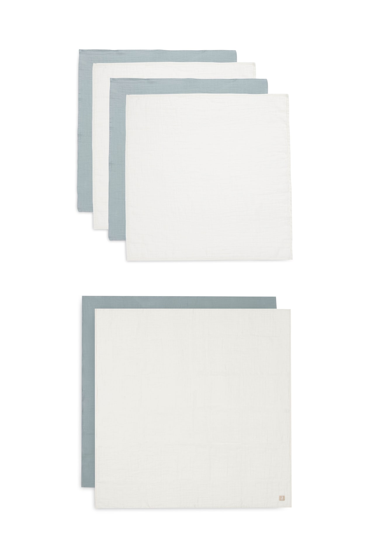 Musselin Set - 6-pack - Sea Green/ivory - Jollein - Home All | H&M DE