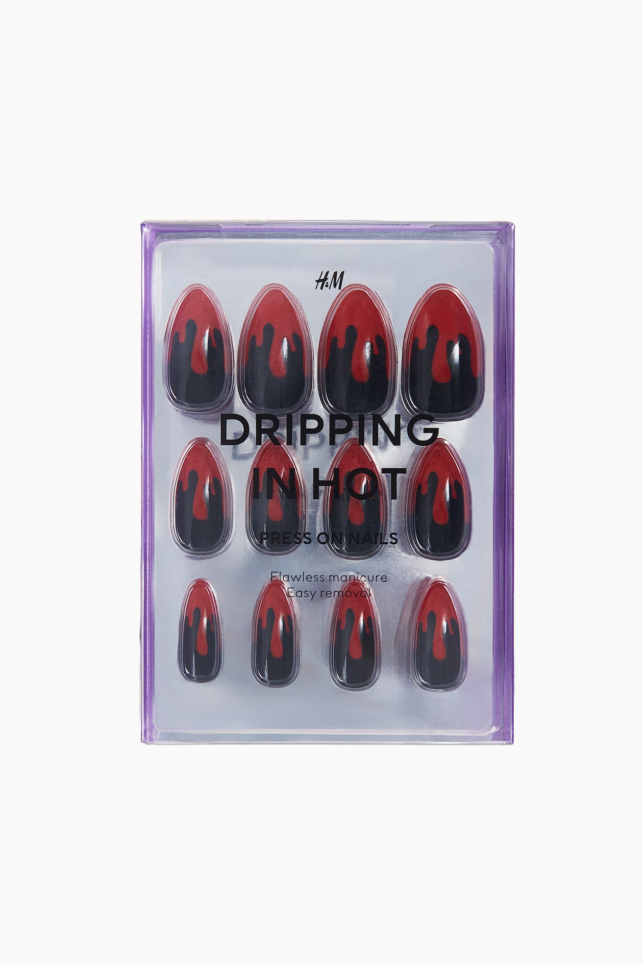 Press-On Nails - Black/patterned - Beauty all | H&M US