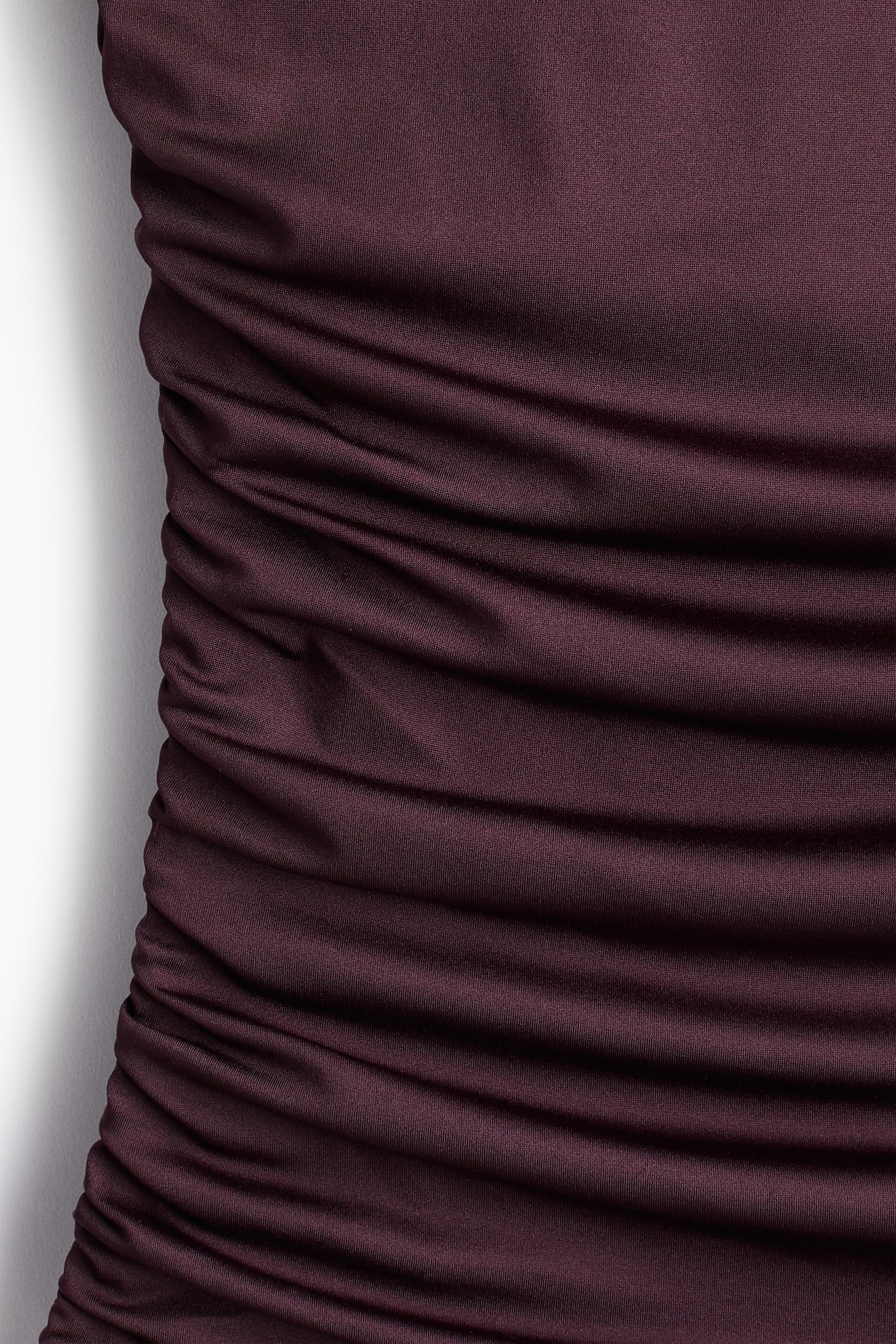 Gathered Off-the-Shoulder Bodysuit - Dark purple - Ladies | H&M CA