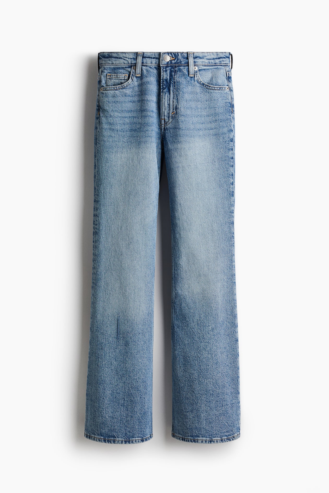 Petite Length Flared High Jeans - Light denim blue - Ladies | H&M AU