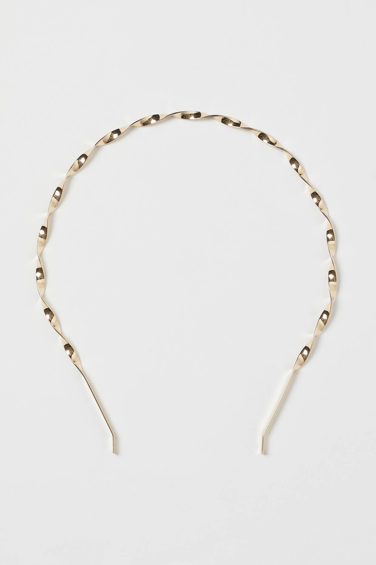 Metal Alice band - Gold-coloured - Ladies | H&M GB