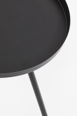 Black Small Metal Side Table at H&M Home | H&M US
