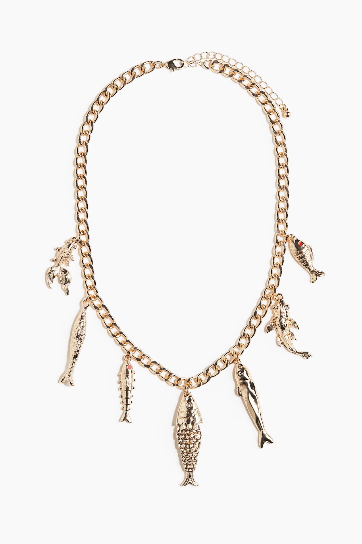 Fish-Pendant Necklace - Gold-colored/fish - Ladies | H&M US