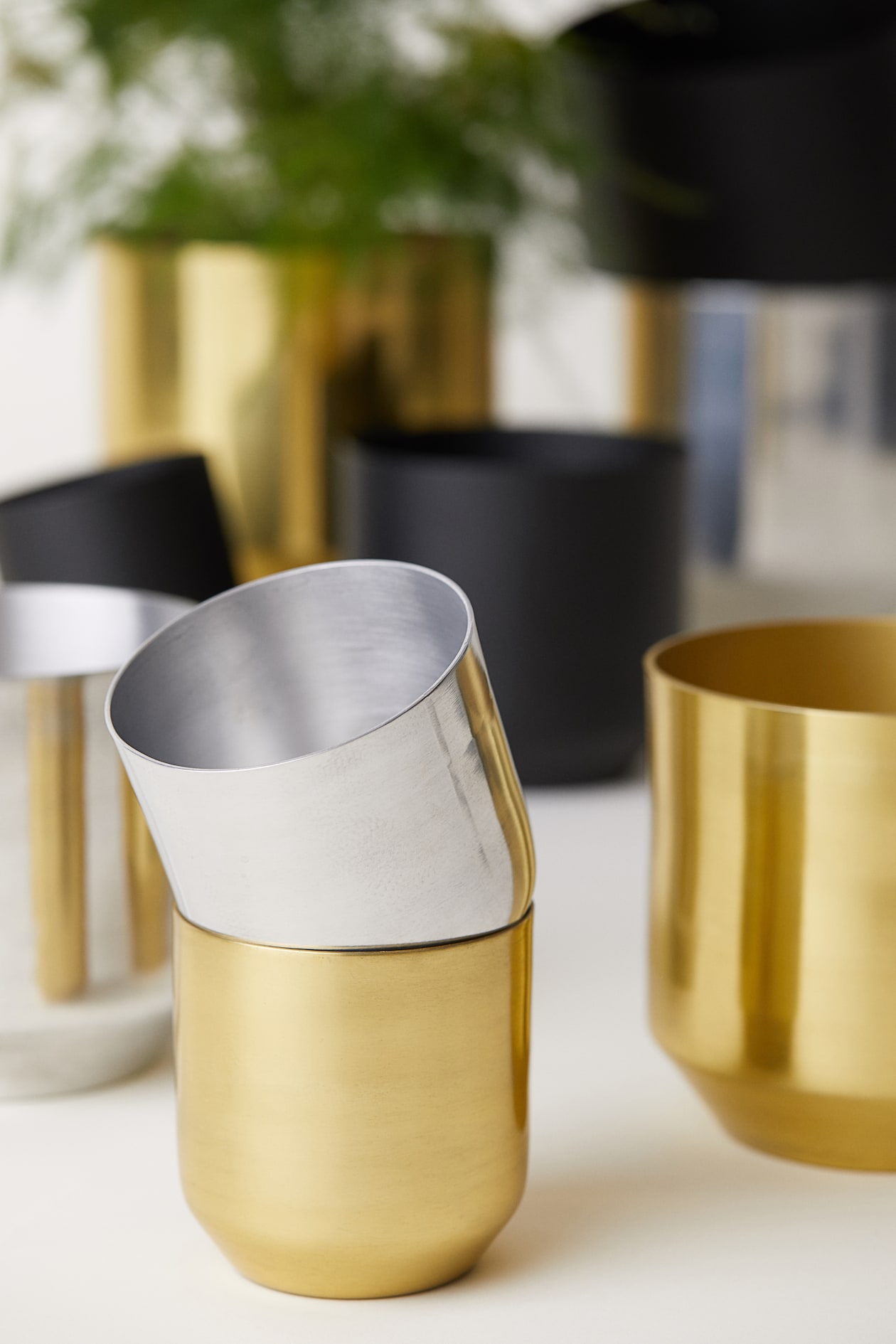 Metal Mini Plant Pot - Silver-colored - Home All | H&M US