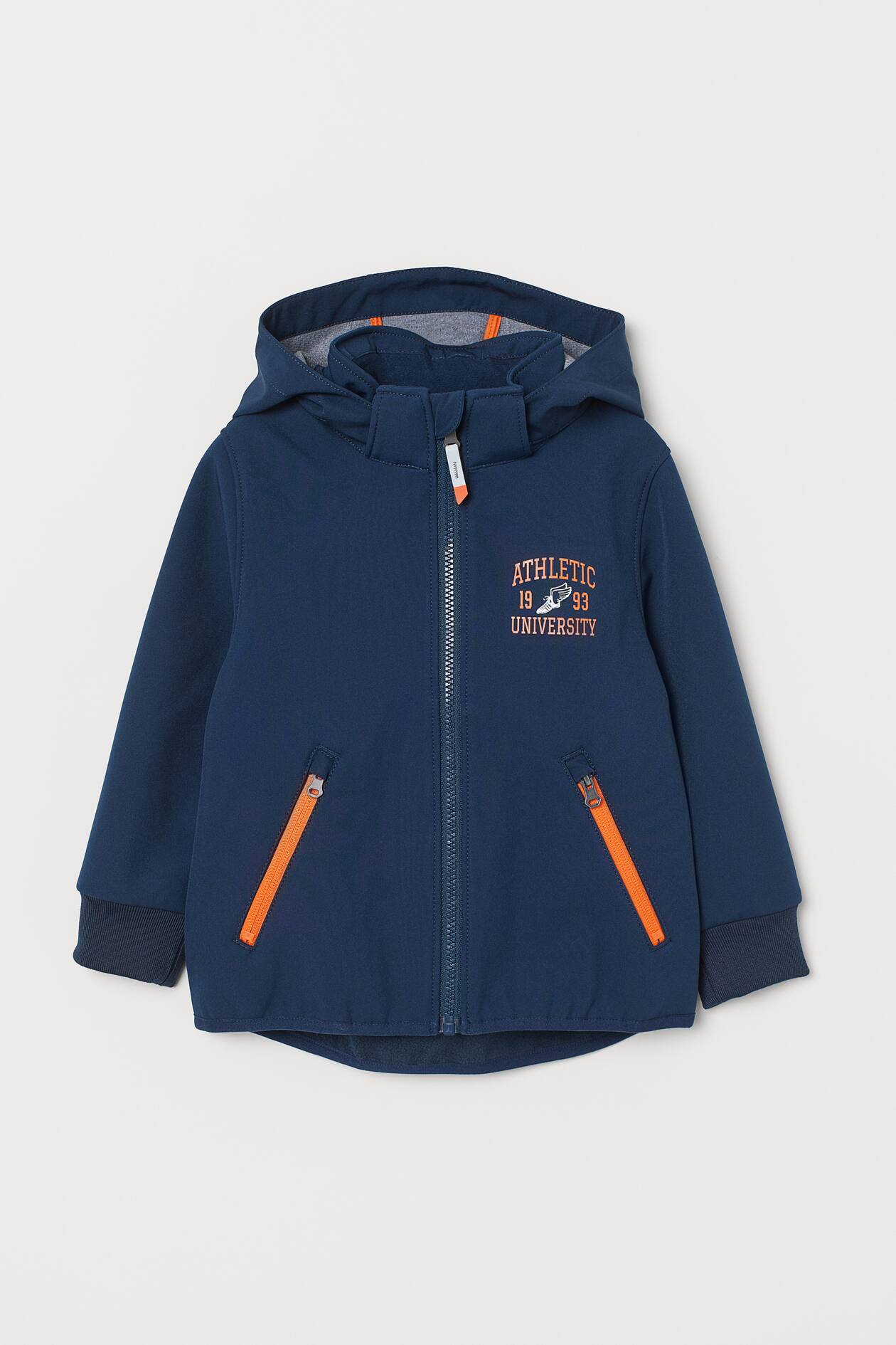 Veste softshell déperlante - Bleu foncé - ENFANT | H&M FR