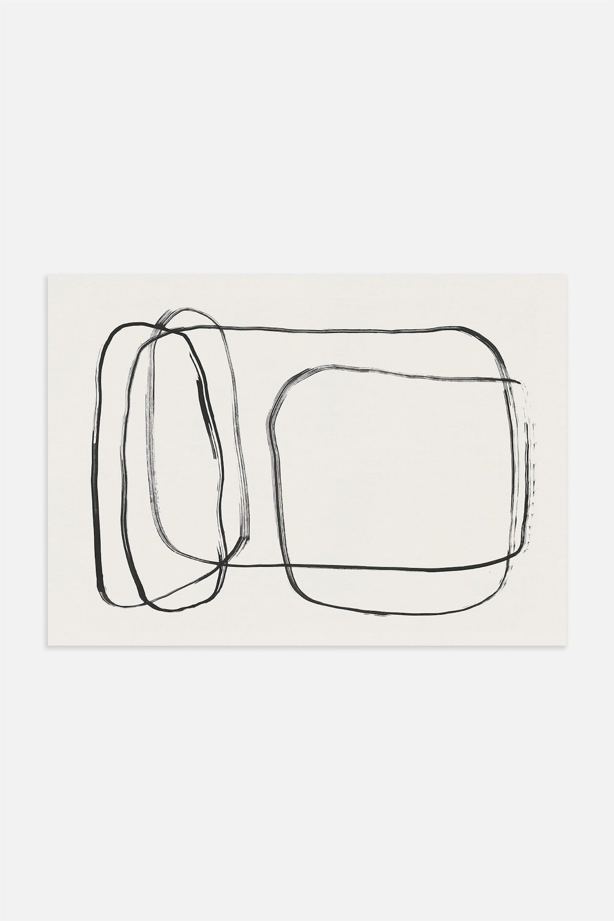 Scribble Poster - Beige/black - Postery - Home All | H&M GB