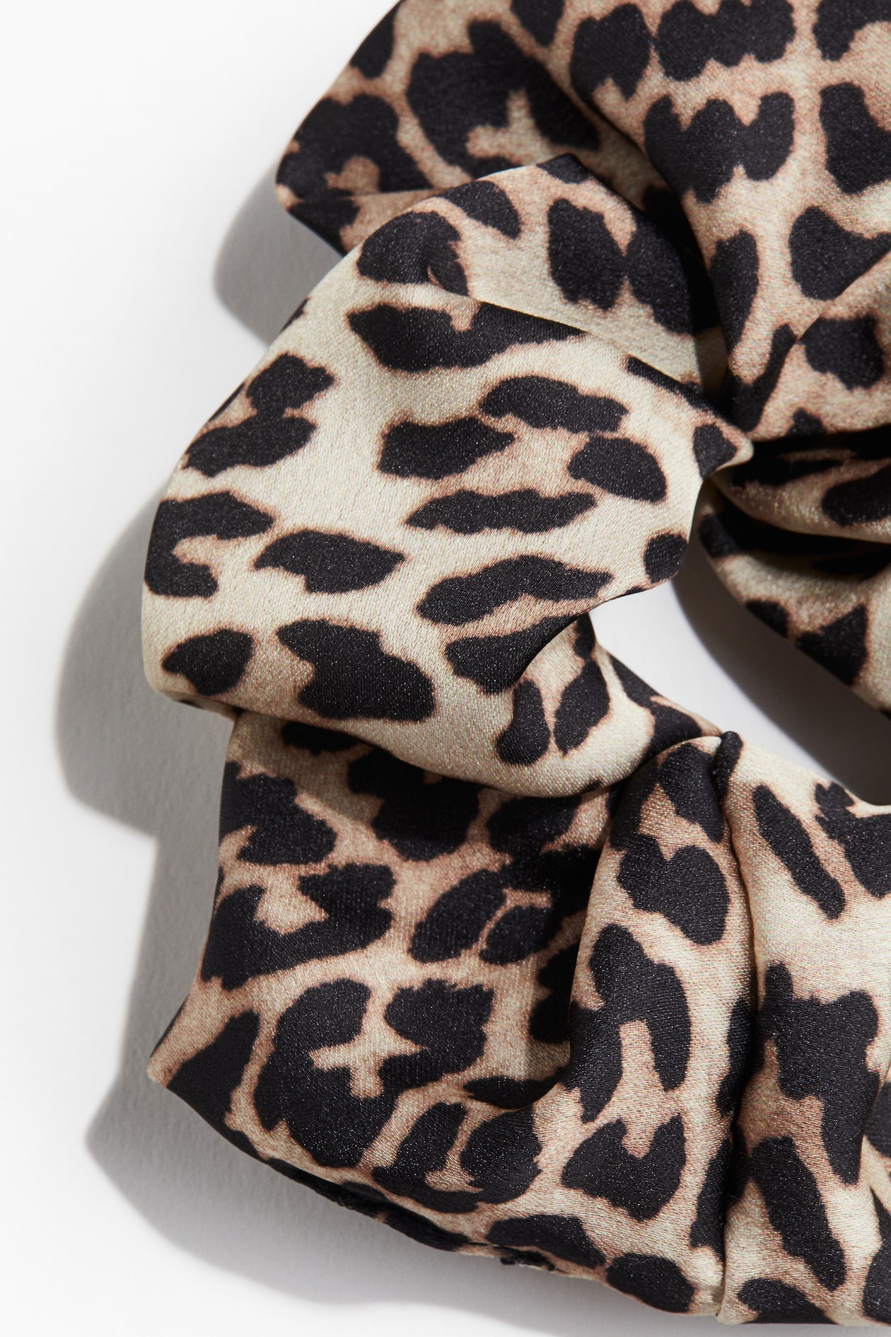 Large Scrunchie - Beige/leopard print - Ladies | H&M PH
