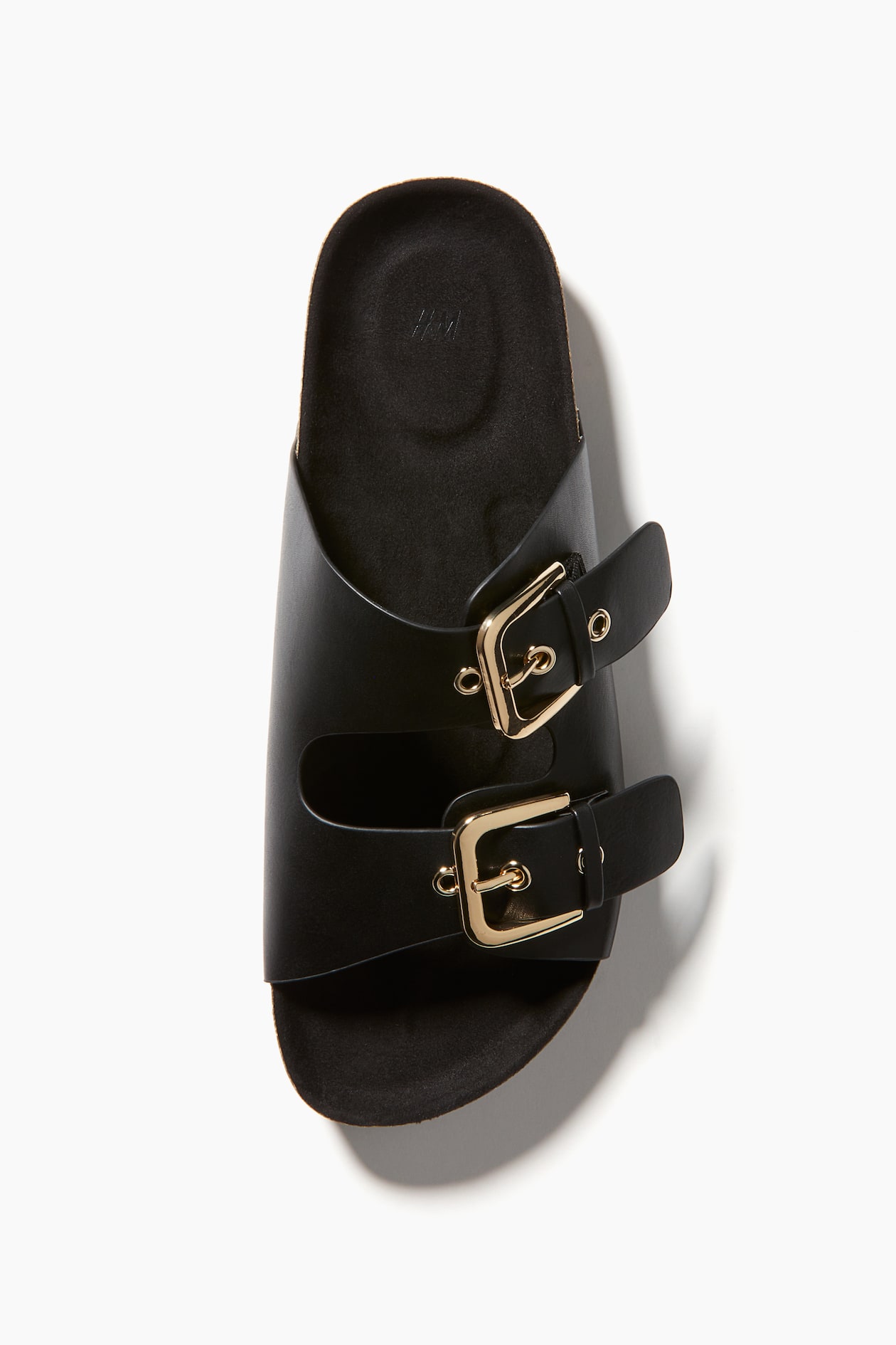 Two-strap slides - Black - Ladies | H&M GB