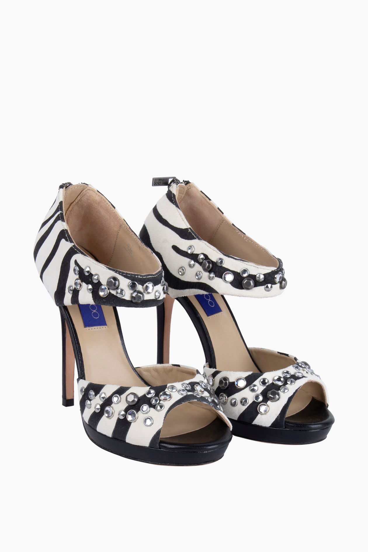 JIMMY CHOO FOR H&M Sko Størrelse 38 EU - Sort - PRE-LOVED - DAME | H&M DK