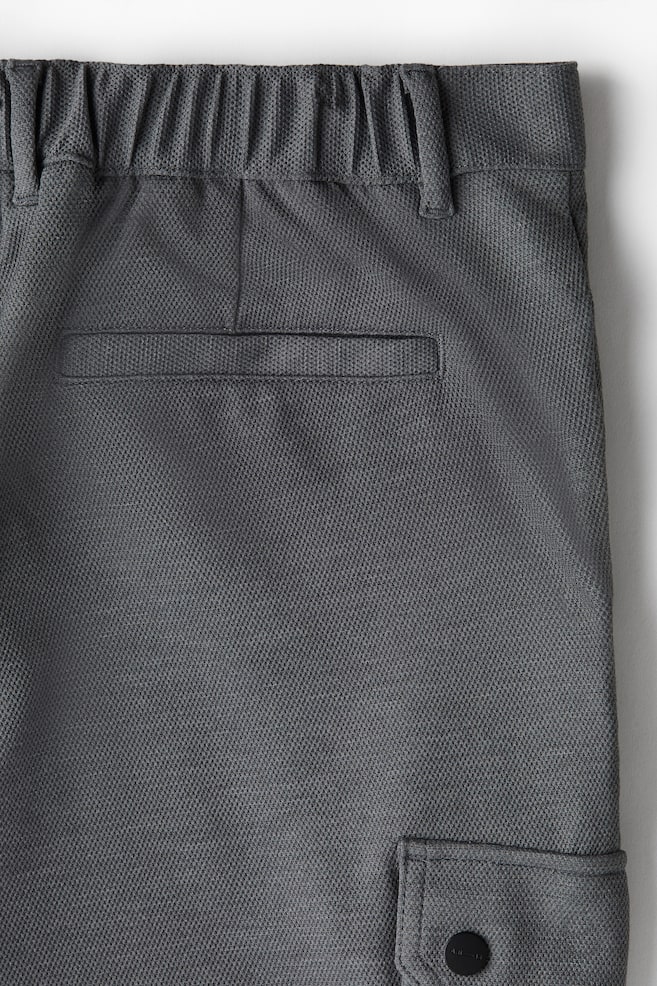 Slim Fit Cargo trousers - Dark grey - Men | H&M GB