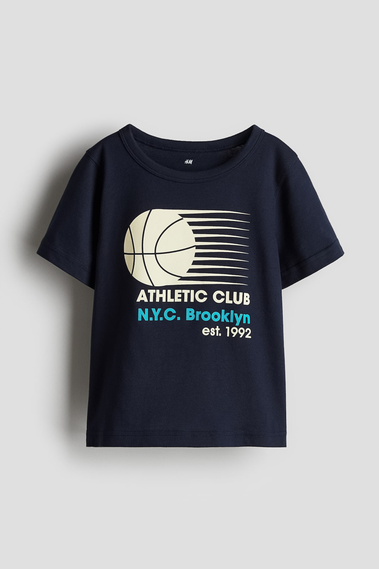 Tričko z bavlneného džerseja - Tmavomodrá/Athletic Club - DETI | H&M SK