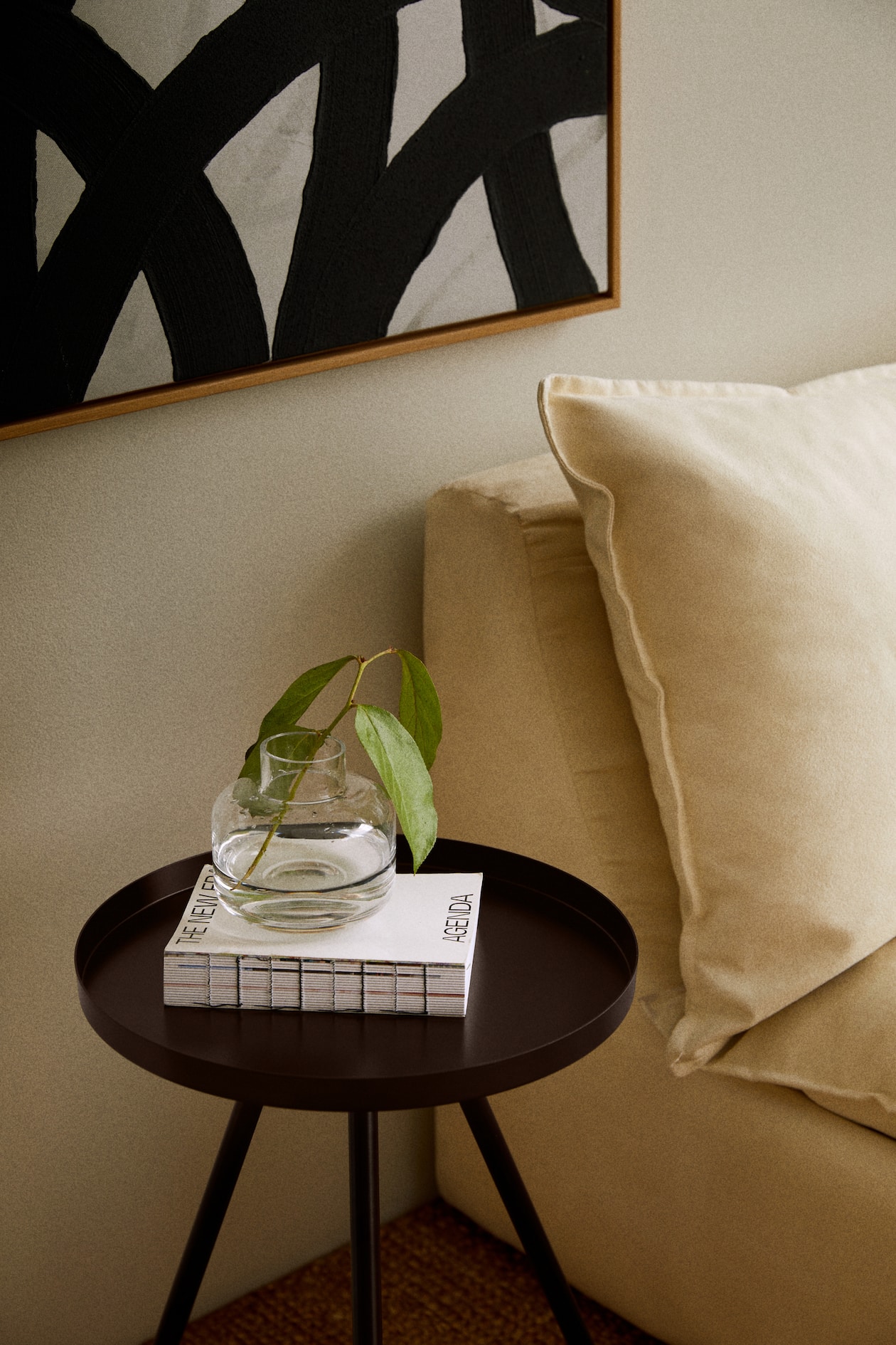 Малка помощна масичка - Тъмнокафяв - HOME | H&M BG