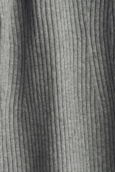 Women's Gray melange Rib-Knit Boat-Neck Dress | H&M US