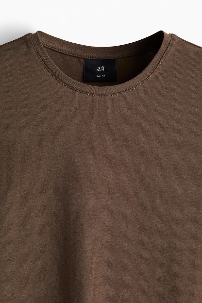 5-pack de playeras Slim Fit - Rosa/Café/Verde - Men | H&M MX