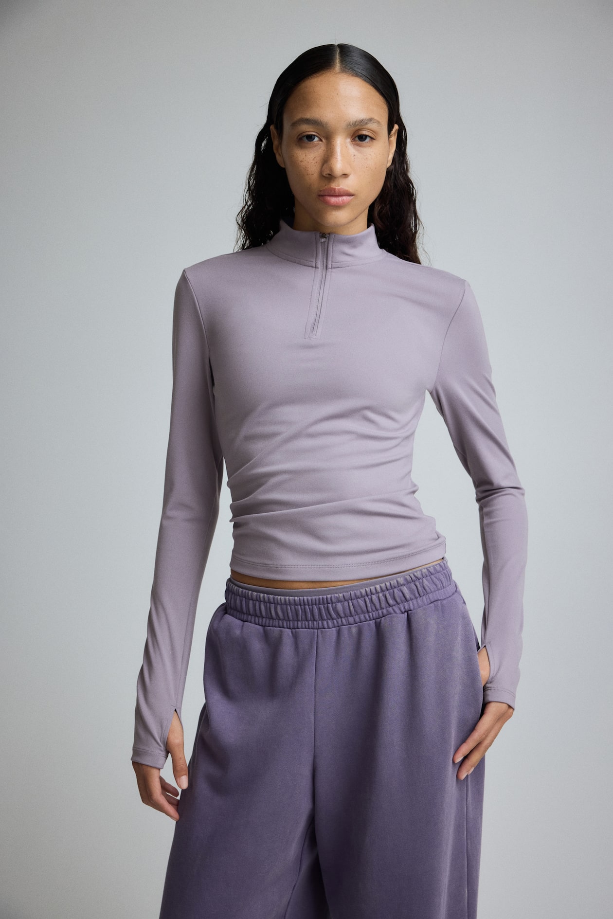 Women's Frosty lilac Sports jacket with SoftMove™ | H&M IN
