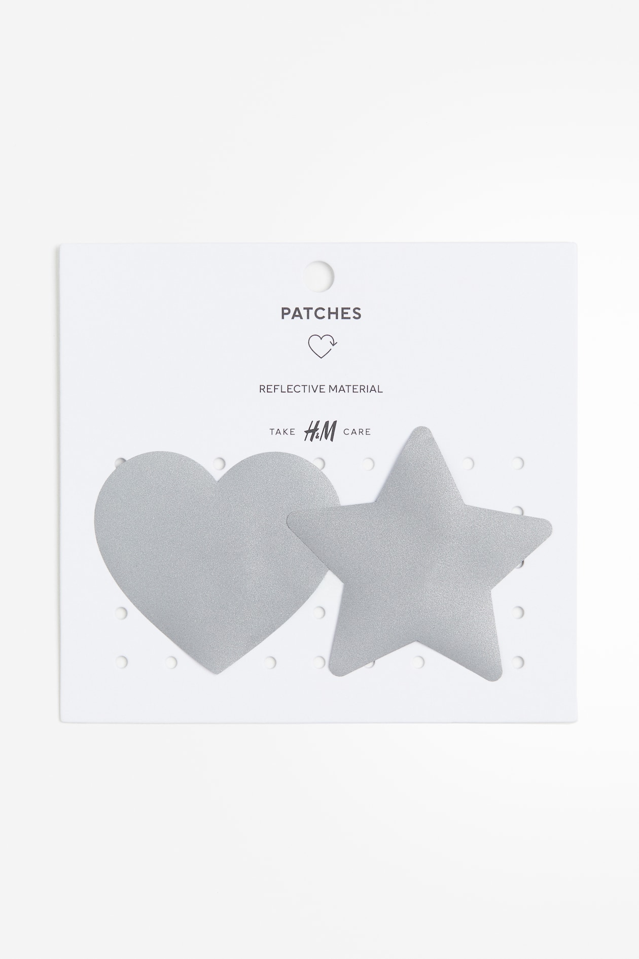 Pack de 2 parches reflectantes - Plateado | H&M ES