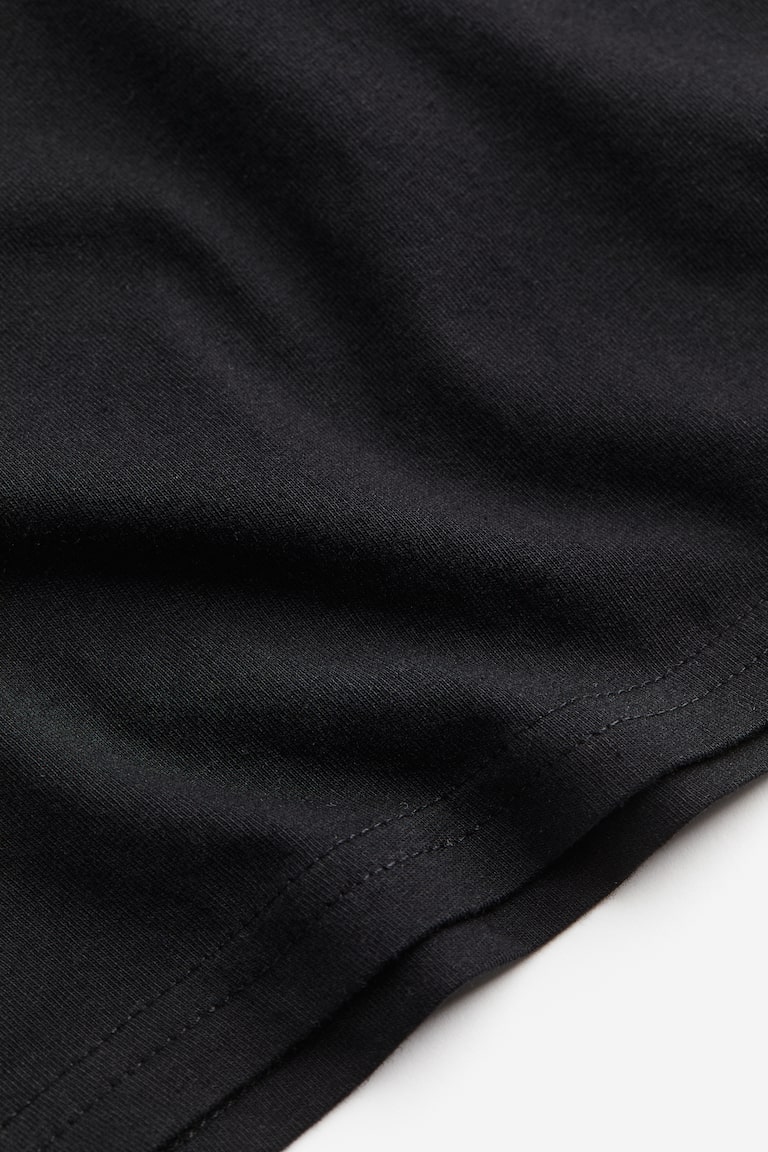 Top à manches longues en jersey - Noir - FEMME | H&M FR