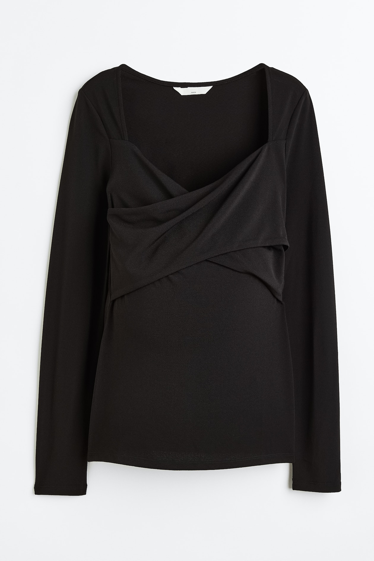 MAMA Jersey Nursing Top - Black - Ladies | H&M US