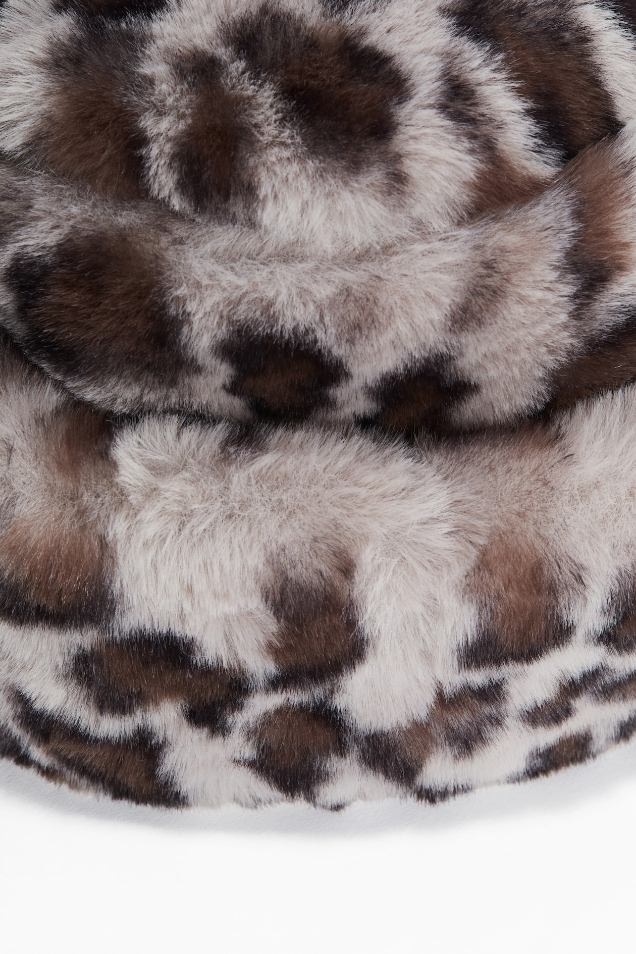 Women's Light greige/Leopard print Fluffy hat | H&M GB
