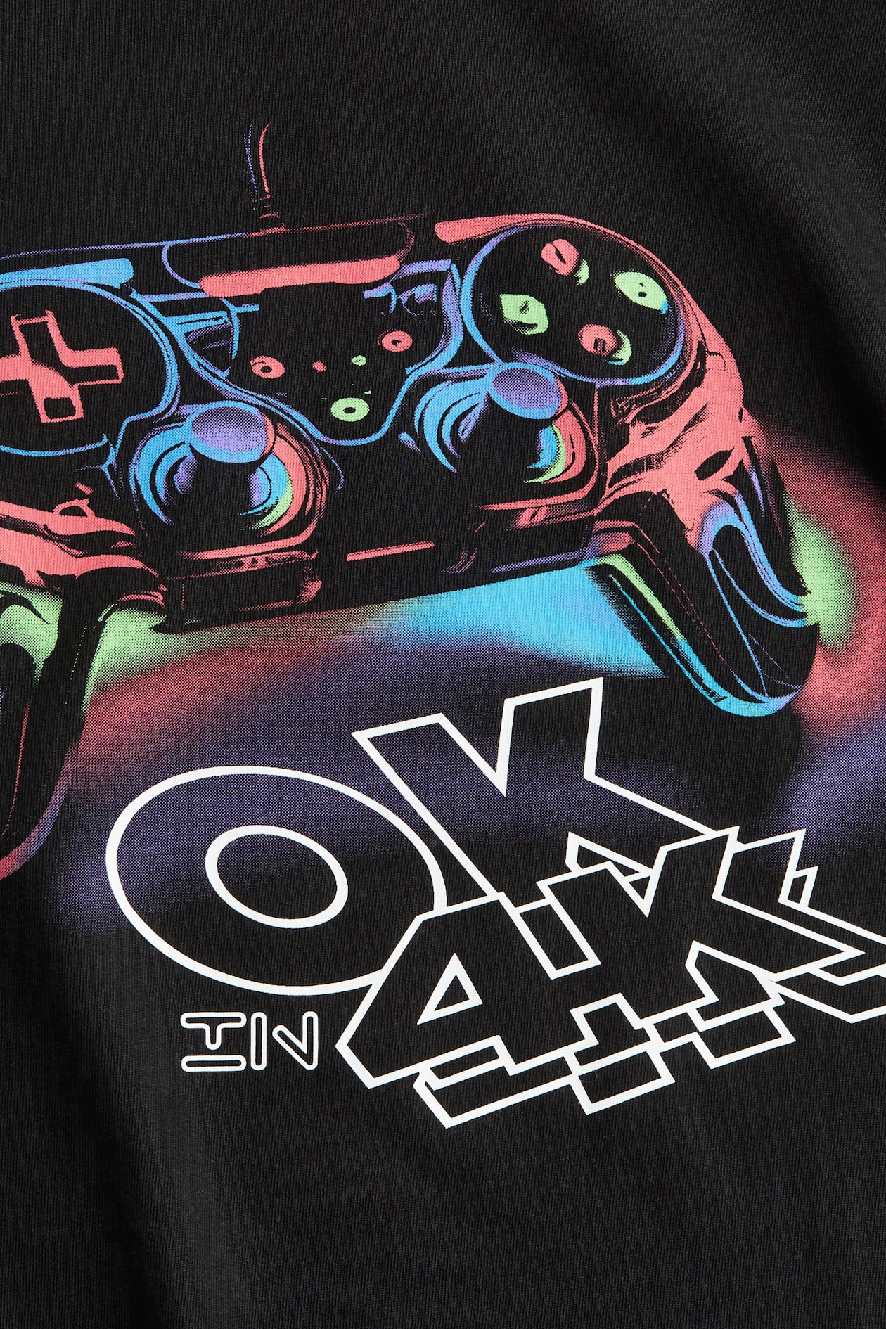 Black/Game Controller Print Tee for kids | H&M AU