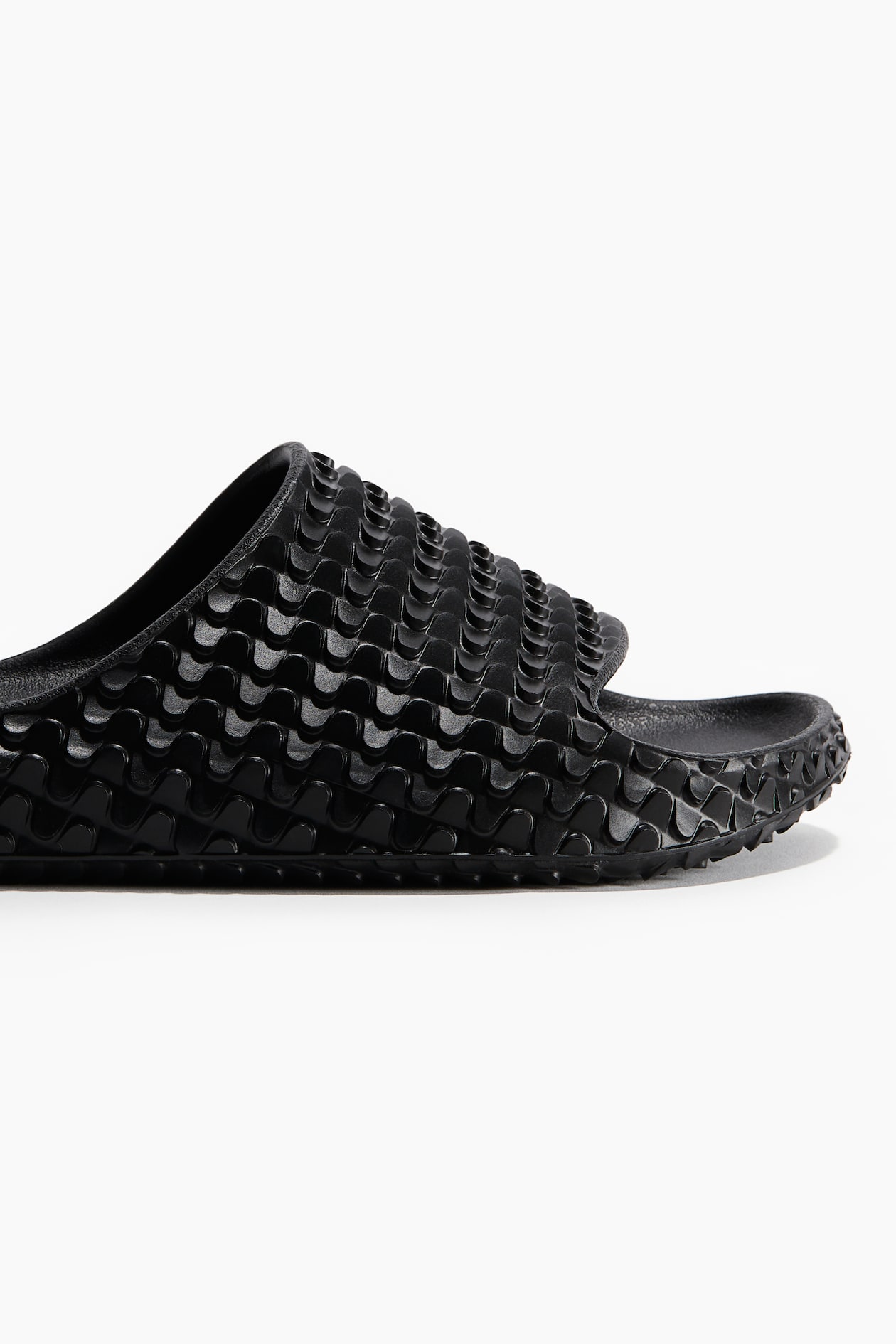 Men’s Black Chunky Slides | H&M US