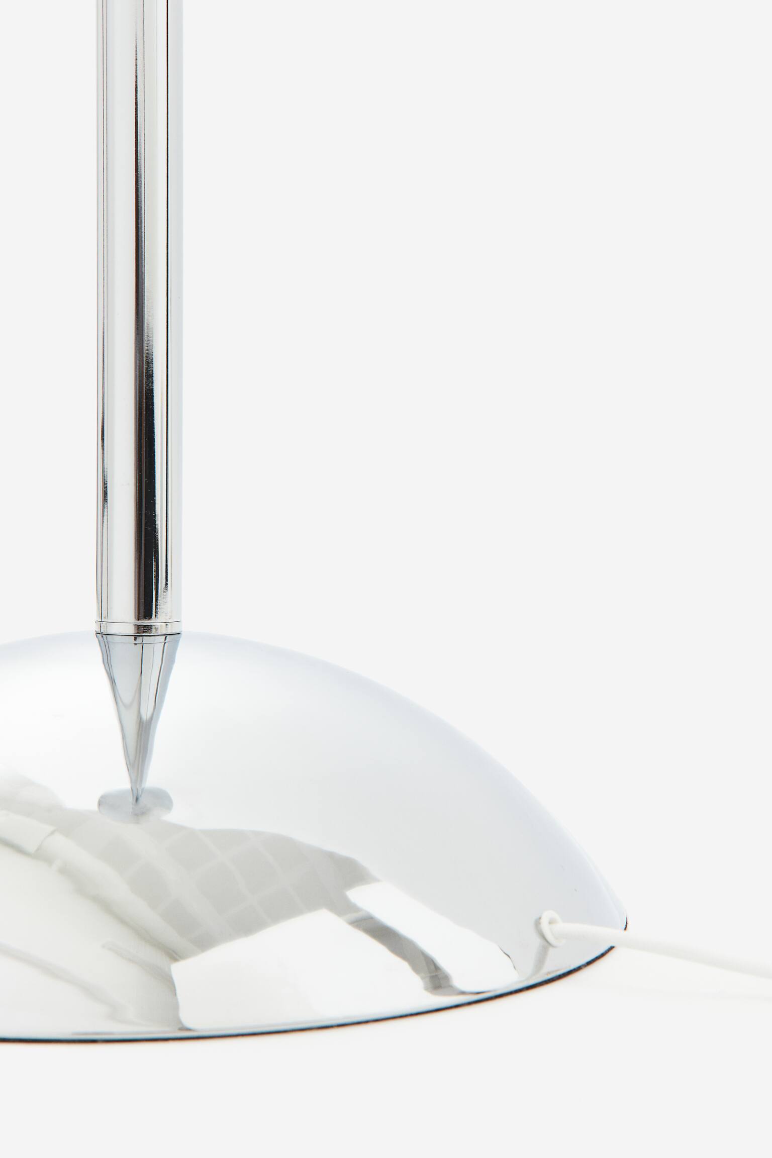 Silver-colored Chrome-finish Uplighter Floor Lamp at H&M Home | H&M CA