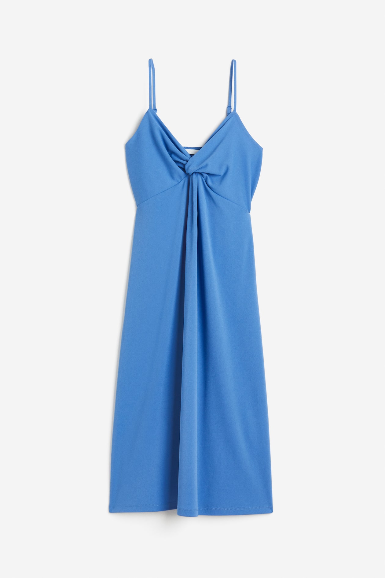 Klänning med vriden detalj - Blå - DAM | H&M SE