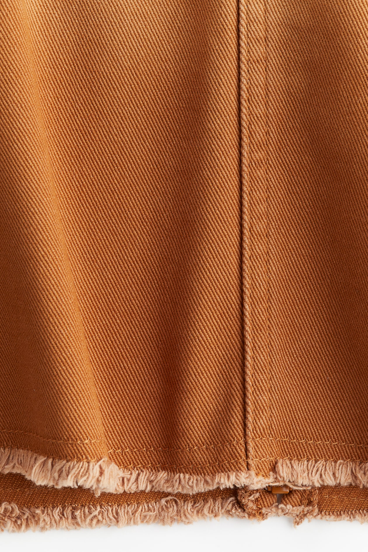 Frayed-edge denim vest top - Dark beige/Ombre - Ladies | H&M IN