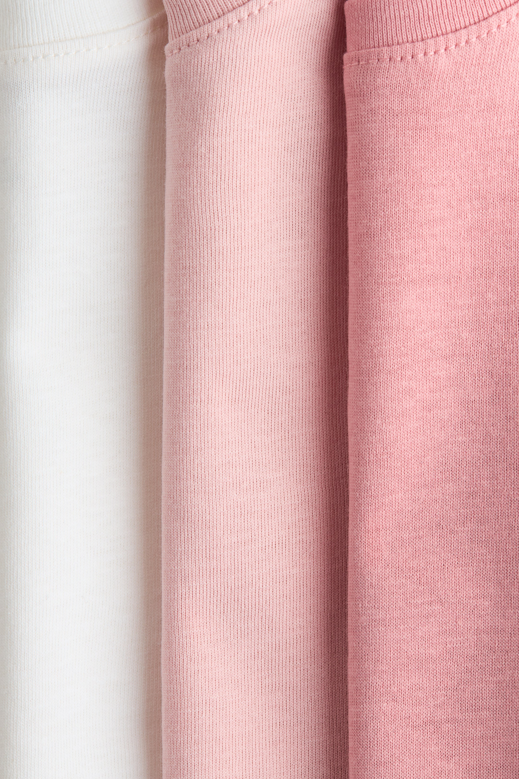 3-pack T-shirts - Light pink/White - Kids | H&M HK