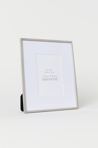 Metal Frame - Silver-colored/clear glass - Home All | H&M CA