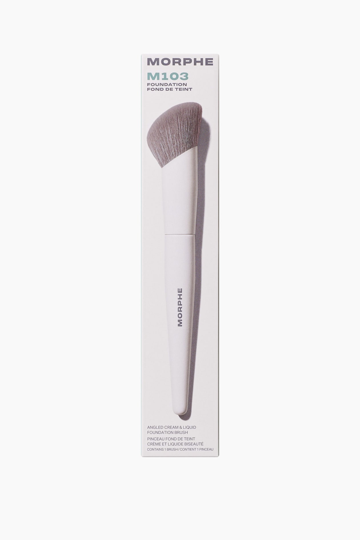 M103 Angled Cream & Liquid Foundation Brush - M162 - MORPHE - Beauty ...