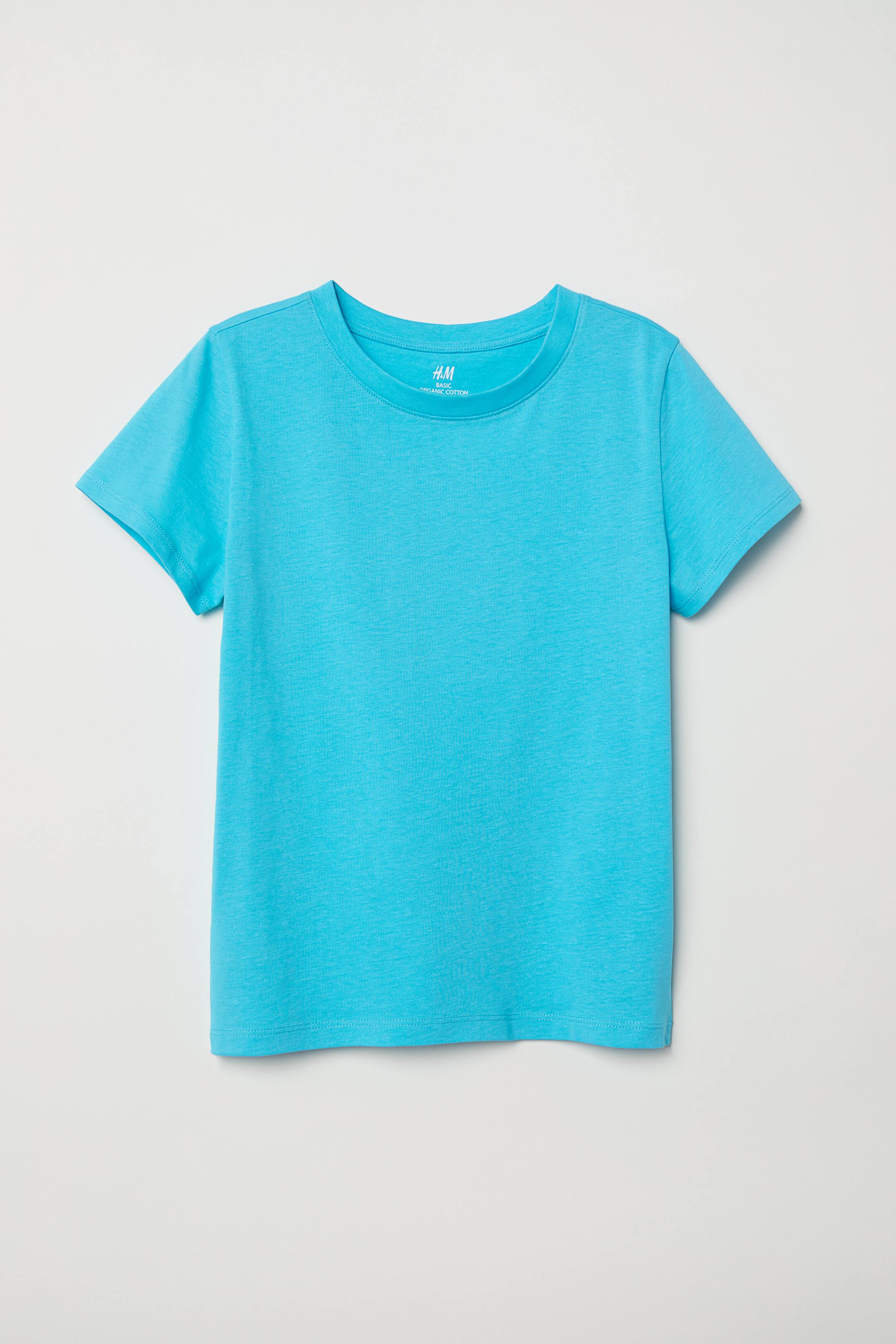 Cotton T-shirt - Turquoise - Kids | H&M US