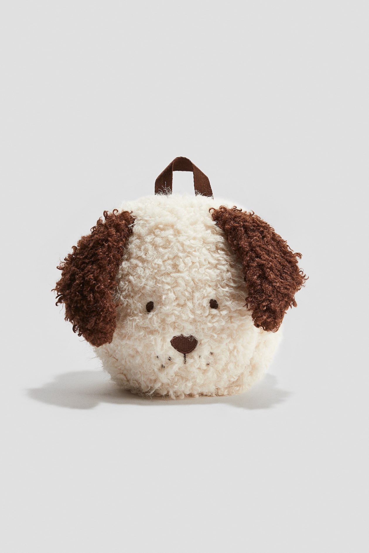 Fluffy backpack - Light beige/Dog - Kids | H&M GB