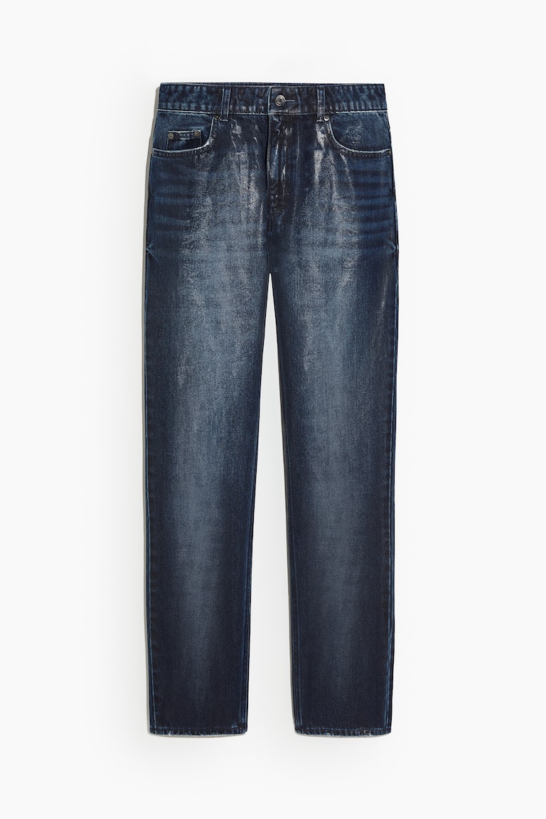Shiny Jeans - Denim blue/shiny - Ladies | H&M US
