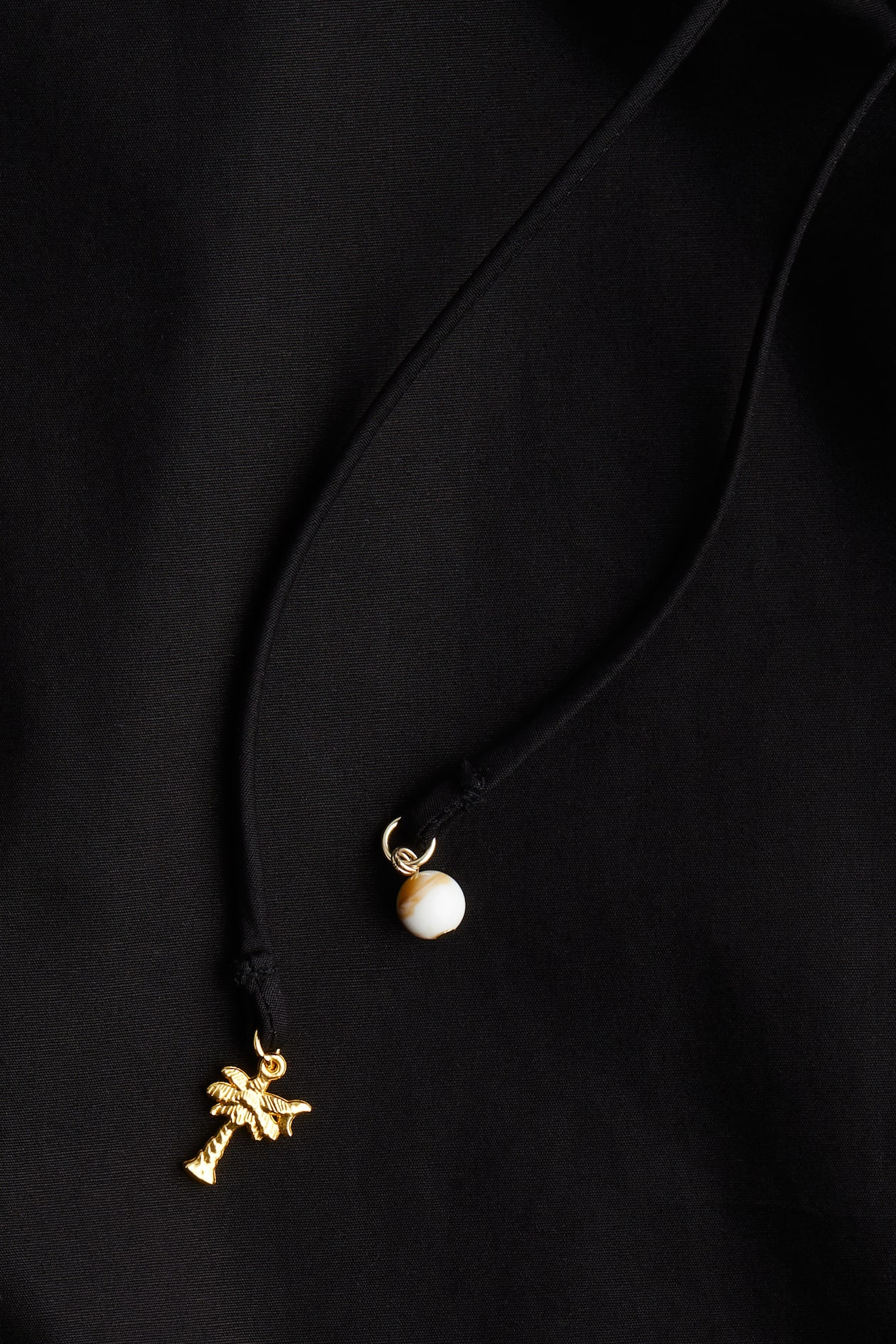 Drawstring-Neck Dress - Black - Ladies | H&M US