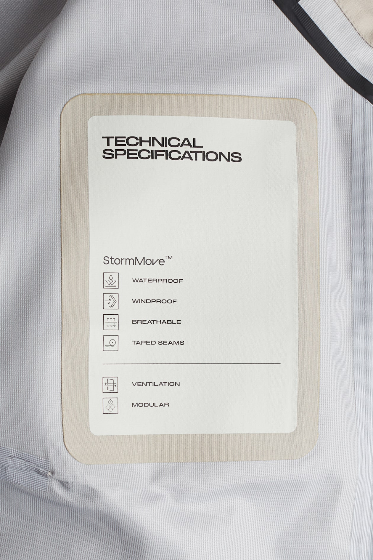 3-Layer Shell Jacket with StormMove™ - Light beige - Ladies | H&M US