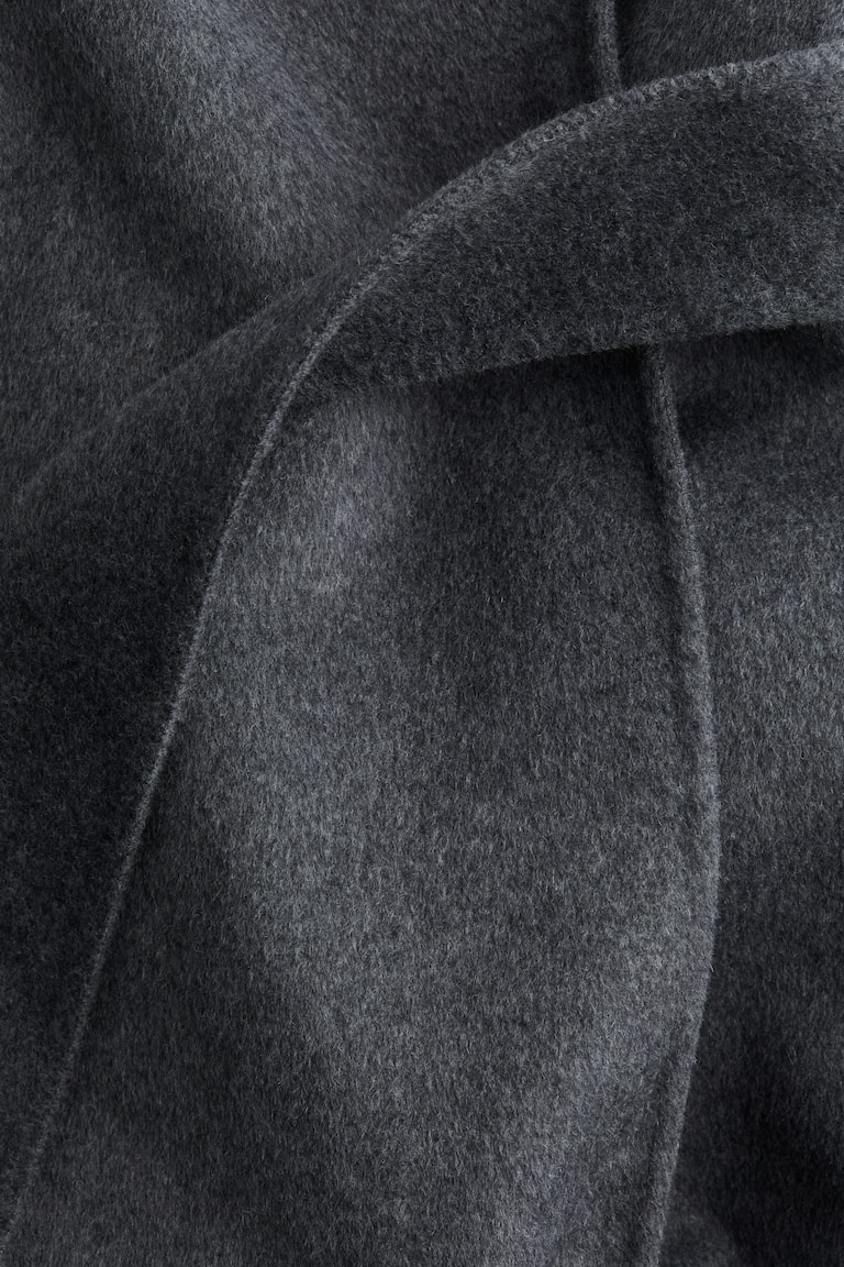 Handmade Wool-Blend Coat - Dark gray - Ladies | H&M US