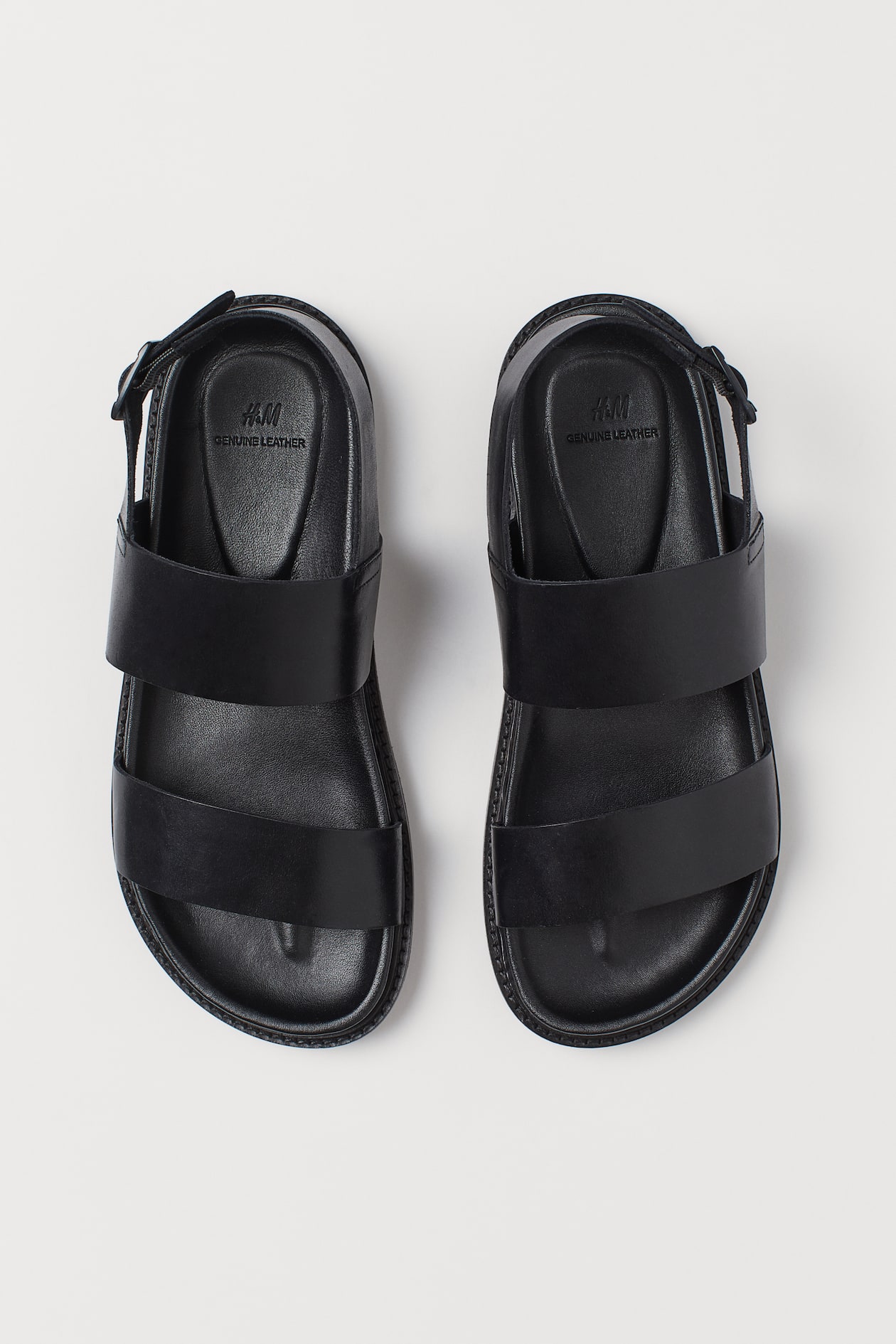 Leather Sandals - Black - Men | H&M CA