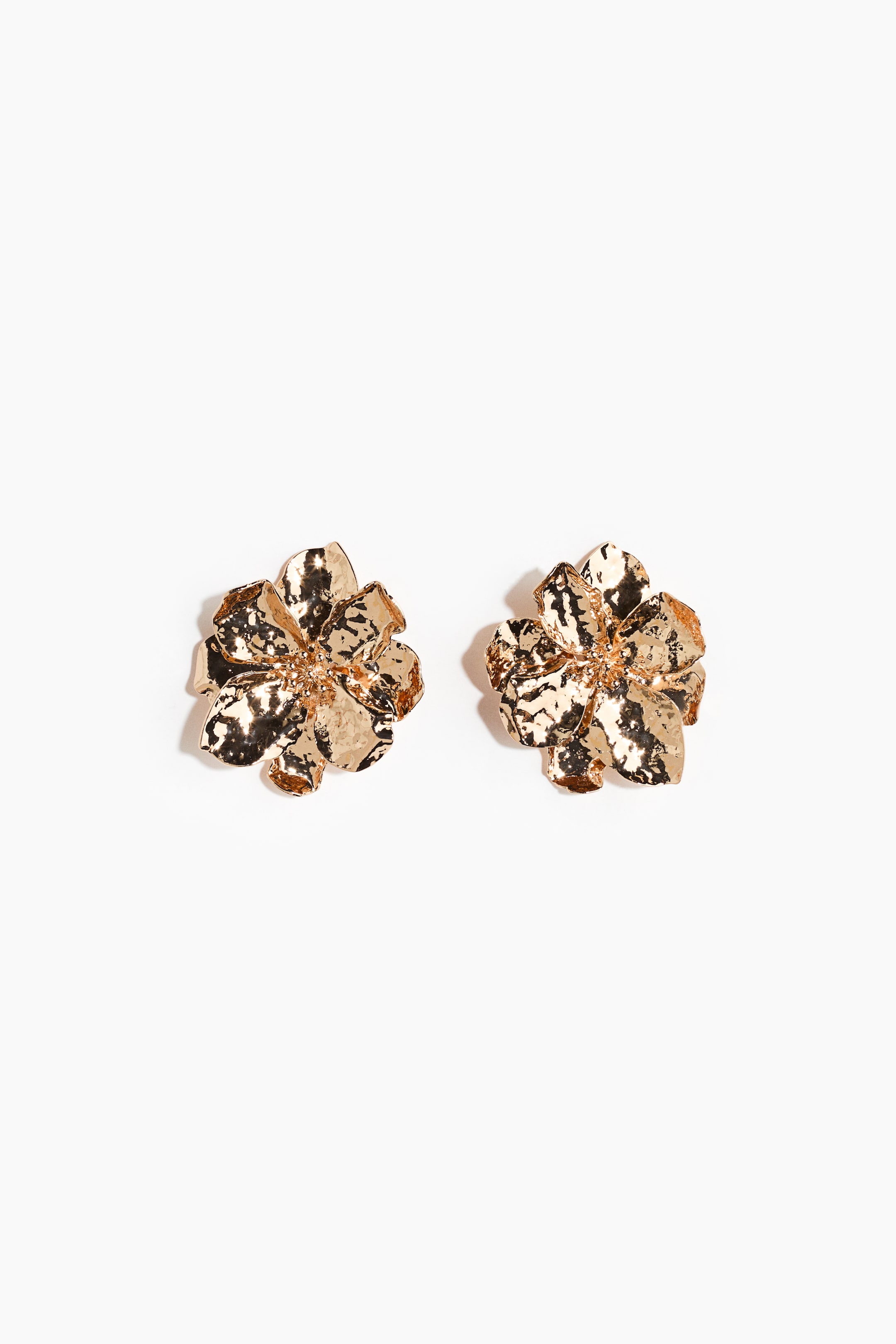 Flower earrings - Gold-coloured - Ladies | H&M GB