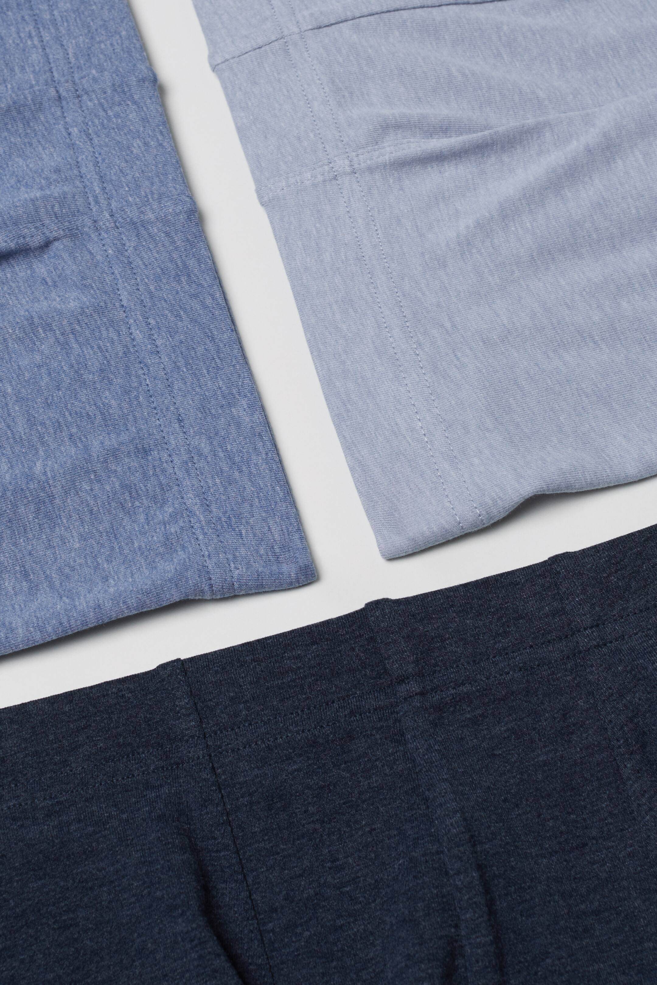 Tri para kratkih pamučnih bokserica - Blue marl/Multicoloured - Men | H ...