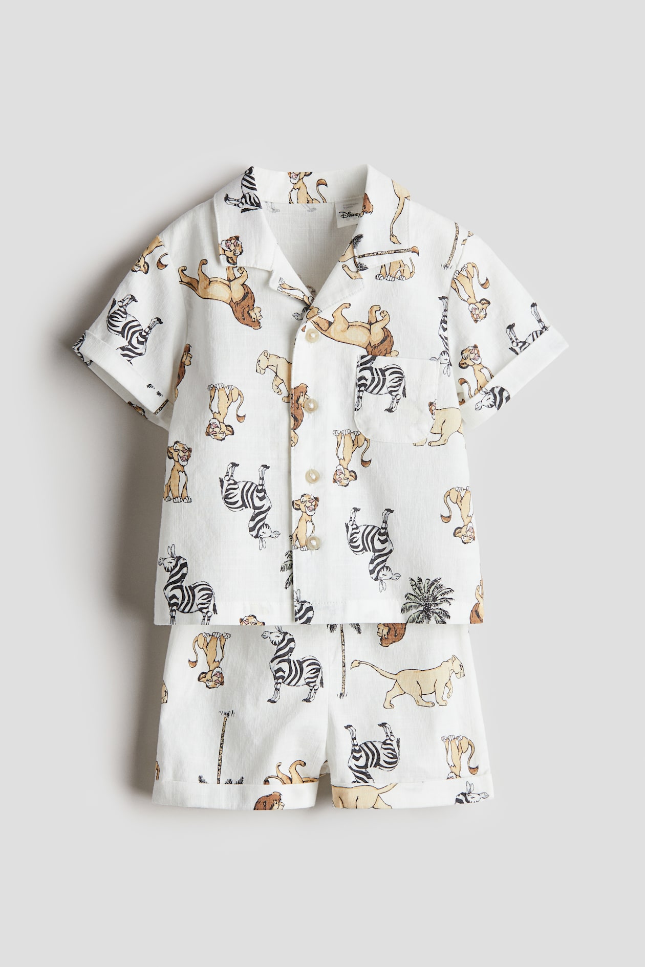White/The Lion King 2-Piece Printed Cotton Set for kids | H&M US