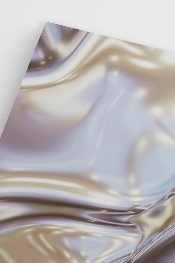 Metallic I Poster - Vit - Postery - Home All | H&M SE