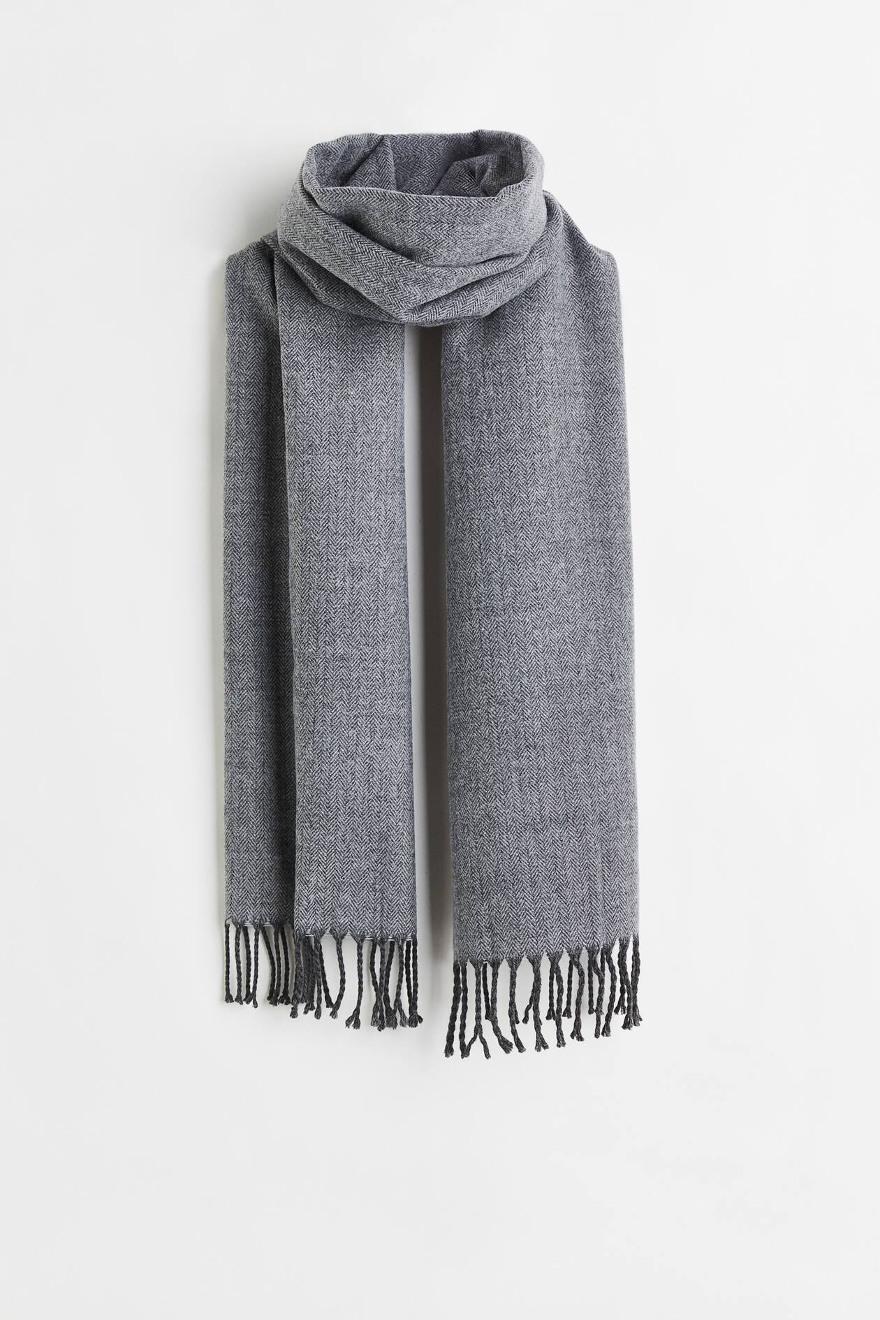 Bufanda estampada - Gris - HOMBRE | H&M ES